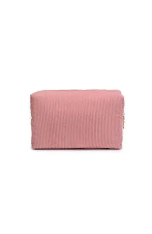 URBAN ESSENTIALS Corduroy Cosmetic & Travel Organizer Pouch