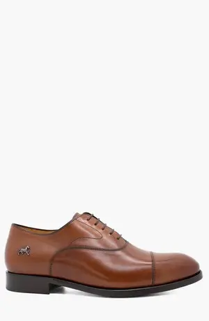 CAVALINHO Cavalo Lusitano Leather Toe Cap Oxford Shoes - Brown