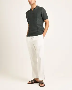 Orlebar Brown Horton Pique Tailored-fit Polo Shirt - Granite
