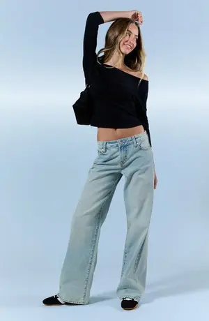 PACSUN Casey Low Rise Baggy Jeans