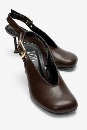 PROLOGUE SHOES Flaris Slingback Stiletto Pumps