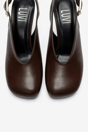 PROLOGUE SHOES Flaris Slingback Stiletto Pumps