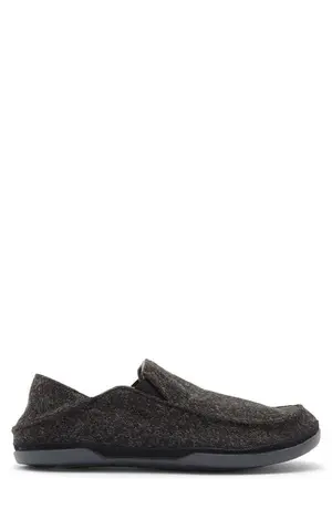 Olukai Moloa Hulu Ii Slip-on Slipper - Black/black