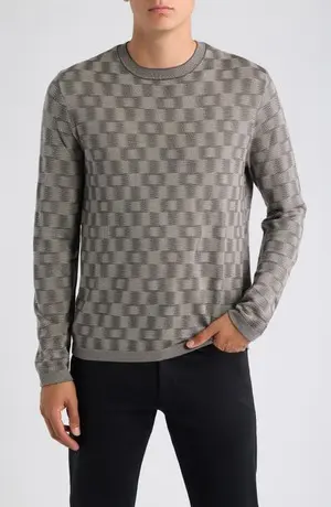 Emporio Armani Wool Crewneck Sweater - Grey