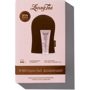 LOVING TAN 10 Minute Express Dark Self-tanning Smoothing Body Mask 2-piece Kit $38 Value