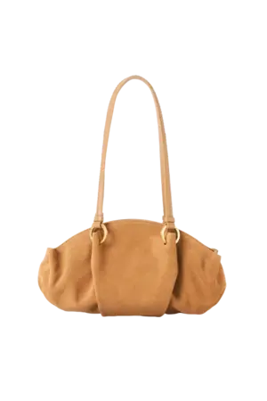 ESTHERA 0707 Suede Shoulder Bag