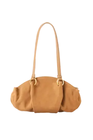 ESTHERA 0707 Suede Shoulder Bag
