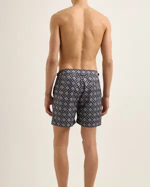 Orlebar Brown Bulldog Printed Mid-length Swim Shorts