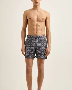 Orlebar Brown Bulldog Printed Mid-length Swim Shorts