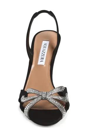AQUAZZURA Ribbon Kiss Slingback Sandal
