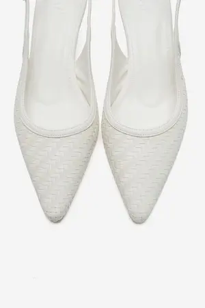 PROLOGUE SHOES Fendrix Kitten Heel Slingback Pump