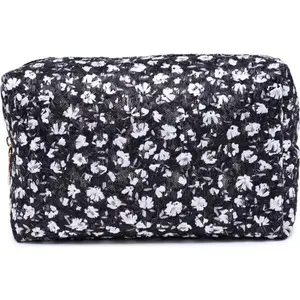 URBAN ESSENTIALS City Bloom Cosmetic & Travel Organizer Pouch - Black