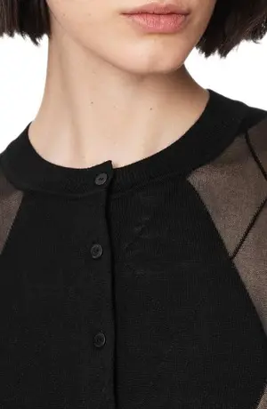ALLSAINTS Bern Argyle Merino Wool Cardigan