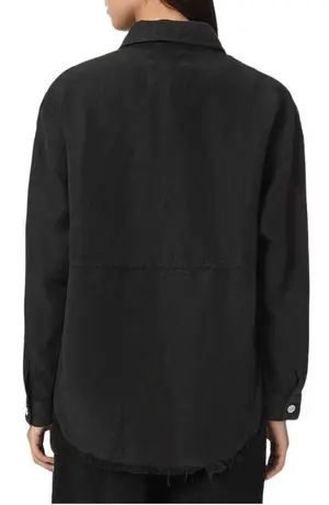 ALLSAINTS Hettie Linen Blend Shacket