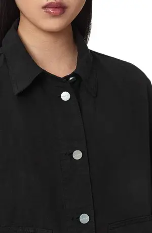 ALLSAINTS Hettie Linen Blend Shacket