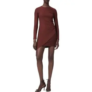 ALLSAINTS Riley Minidress Burnt Red