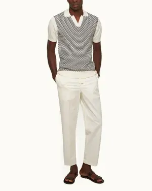 Orlebar Brown Alex Cashmere Relaxed-fit Trousers - Matchstick