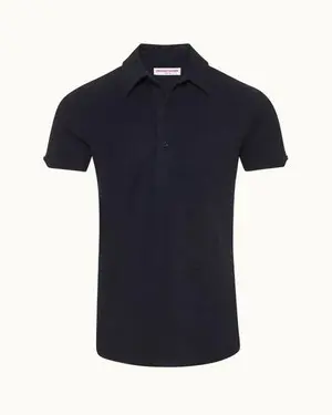 Orlebar Brown Sebastian Towelling Tailored-fit Polo Shirt