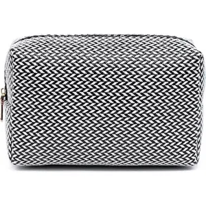 URBAN ESSENTIALS Switchback Cosmetic & Travel Organizer Pouch - Black