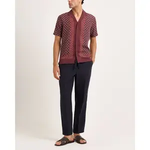 Orlebar Brown Maitan Relaxed-fit Shirt - Damson