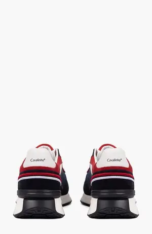 CAVALINHO Paneled Leather And Suede Sneakers With Layered Sole