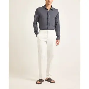 Orlebar Brown Giles Merino Tailored-fit Shirt - Granite