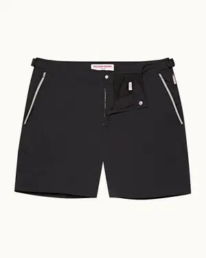 Orlebar Brown Bulldog Mid-length Swim Shorts - Black