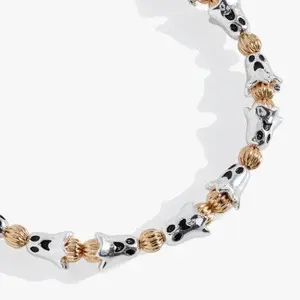 ALEX AND ANI Ghost Beaded Bangle