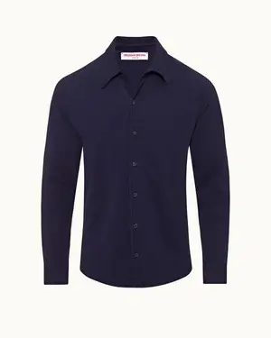 Orlebar Brown Giles Garment Dye Tailored-fit Shirt