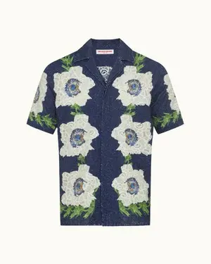 Orlebar Brown Maitan Broderie Relaxed-fit Shirt