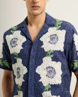 Orlebar Brown Maitan Broderie Relaxed-fit Shirt