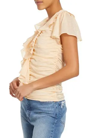 Sam Edelman Dorothy Ruffle Ruched Shirt