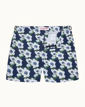 Orlebar Brown Bulldog Mid-length Swim Shorts - Night Iris