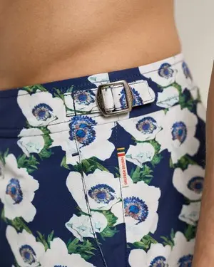 Orlebar Brown Bulldog Mid-length Swim Shorts - Night Iris