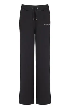 Balmain Printed Jersey Relaxed Fit Drawstring Joggers