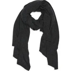Johnstons Of Elgin Raeburn Cashmere Scarf - Charcoal