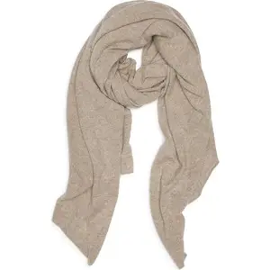 Johnstons Of Elgin Raeburn Cashmere Scarf Pebble