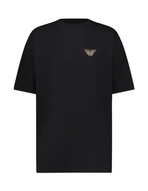 UCHÈ Chè Sunflower Butterfly Graphic T-shirt - Black