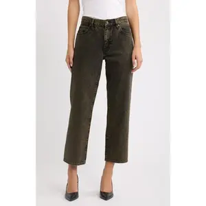 FRAME The Hang High Waist Straight Leg Jeans