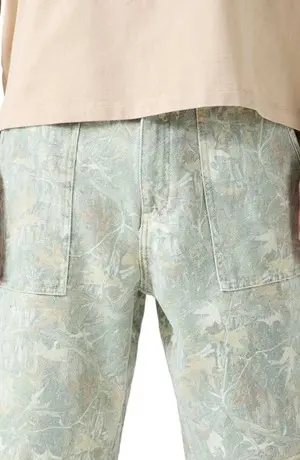 Guess Camo Canvas Utility Carpenter Pants