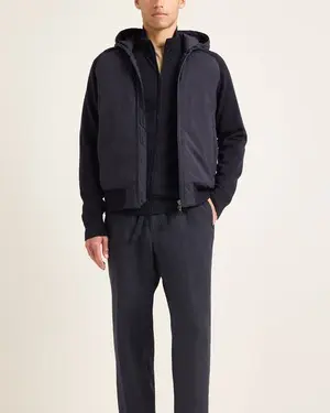 Orlebar Brown Otto Merino Jacket - Night Iris