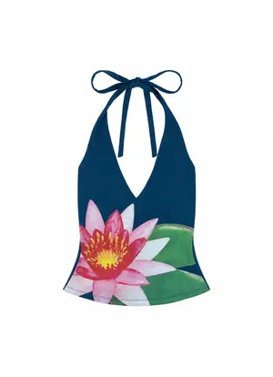 TYLER MCGILLIVARY Zoey Halter Tank