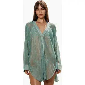 BEACH BUNNY Sicily Shirt - Sage