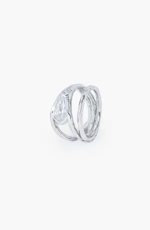 RIZEN JEWELRY Solace Tear Statement Ring