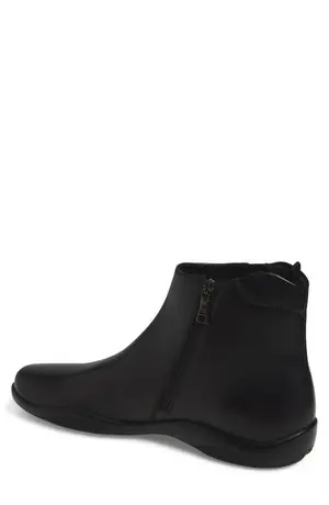 Prada Toblach Leather Ankle Boot