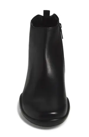 Prada Toblach Leather Ankle Boot