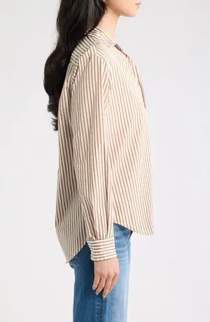 Frank & Eileen Eileen Relaxed Fit Striped Button-up Shirt