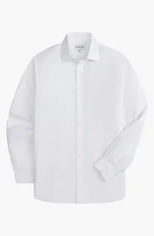 THE BLACK TUX Stretch Cotton Classic Dress Shirt