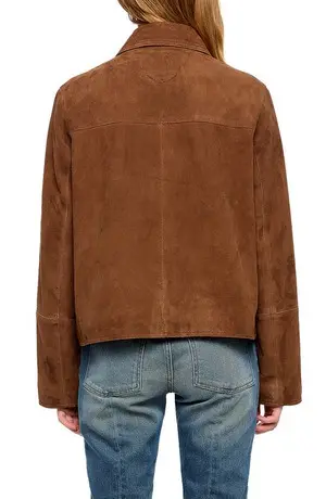 Zadig&Voltaire Lessa Suede Leather Jacket
