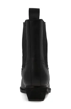 Mia Radly Faux Leather Chelsea Boot - Black